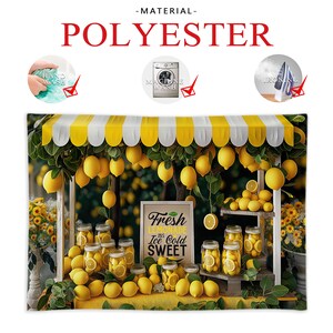 Summer Lemon Stall Photography Backdrop, Lemonade Shop Backdrop, Summer ...