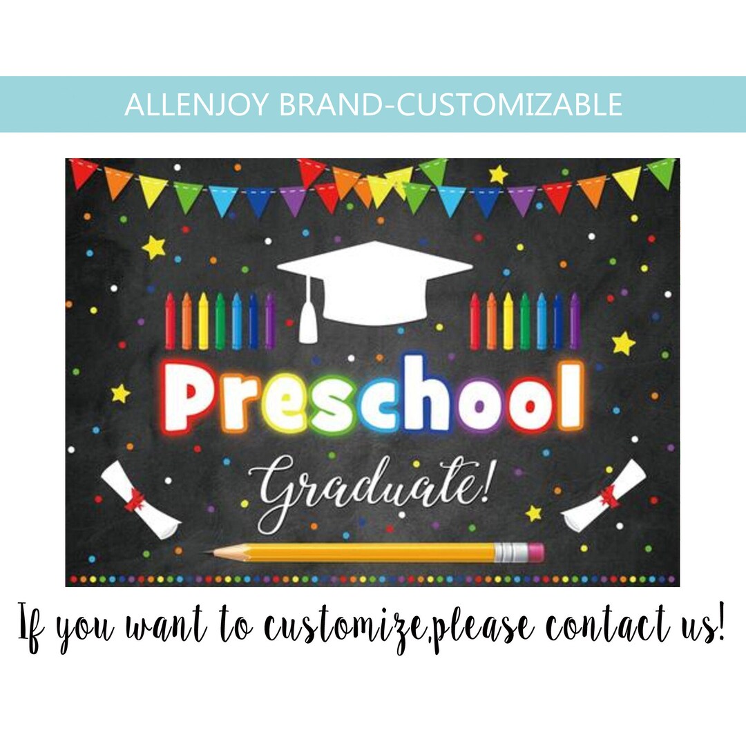 Preschool Graduation Backdrop,pre-k Graduation Backdrop,2025 ...