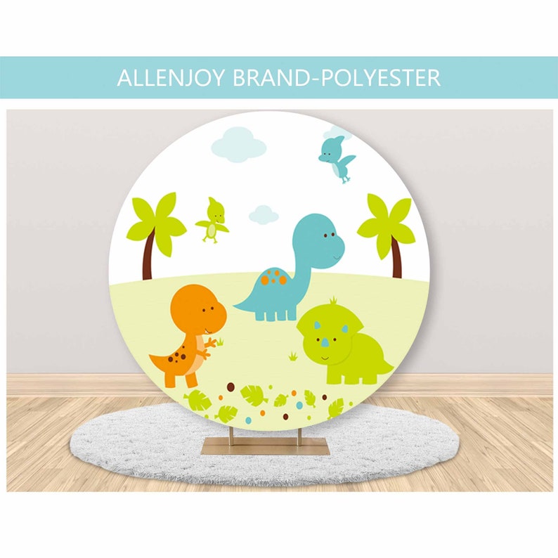 Round Backdrop Covers,dinosaur World Theme Backdrop,dinosaur Park ...