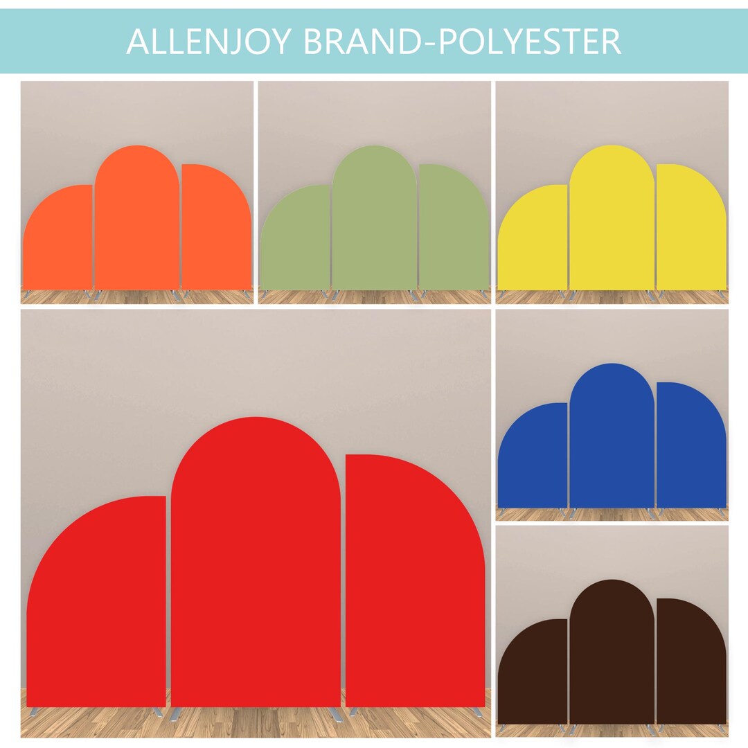 Arch Backdrop Cover,yellow Navy Blue Red Chiara Arch Backdrop,birthday ...