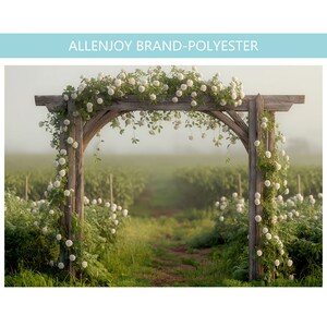 Floral Arch Wall Photography Backdrop, Colorful Flower Arch Photo ...