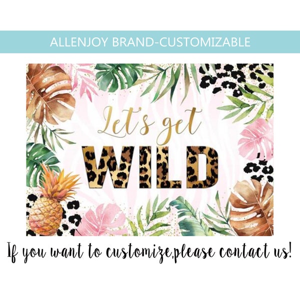 Wild One Backdrop - Etsy