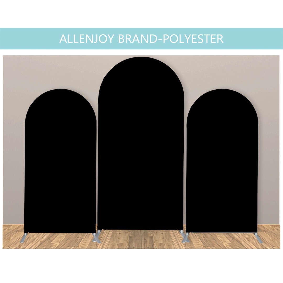Black Arch Backdrop Cover,personalized Arch Covers,arched Fabric ...