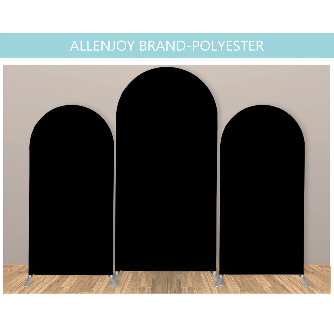 Black Arch Backdrop Coverpersonalized Arch Coversarched - Etsy