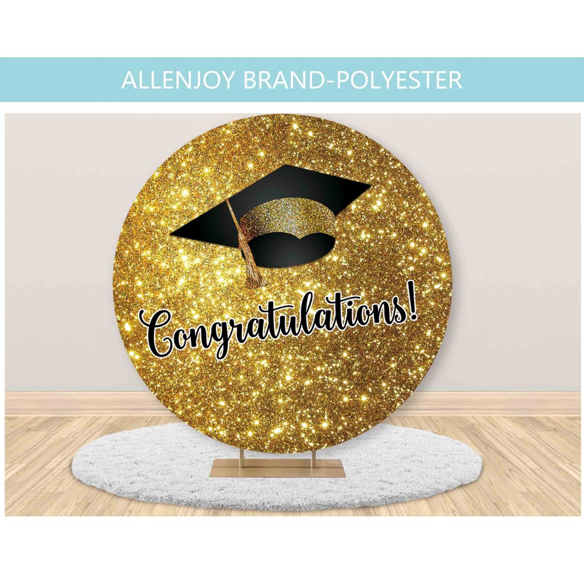 Round Graduation Backdrop Coverclass of 2022 Circle - Etsy