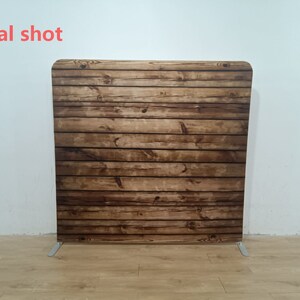 Wood Arch Backdrop, Rectangular Backdrop, Personalized Arched Fabric ...