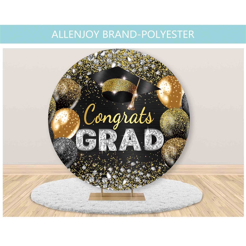 Round Graduation Backdrop Coverclass of 2022 Circle | Etsy