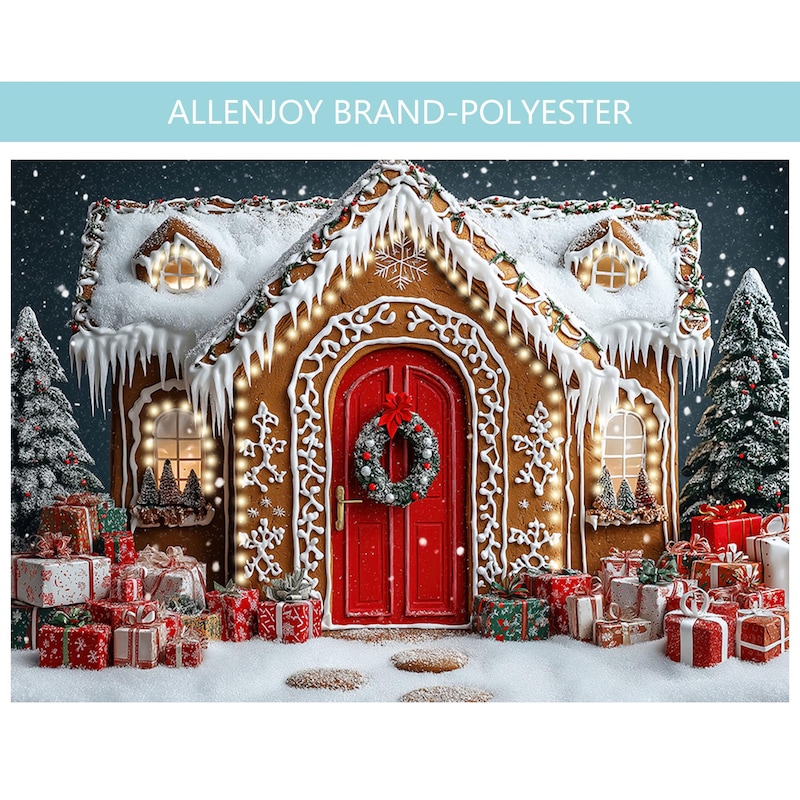 Gingerbread Backdrop - Etsy