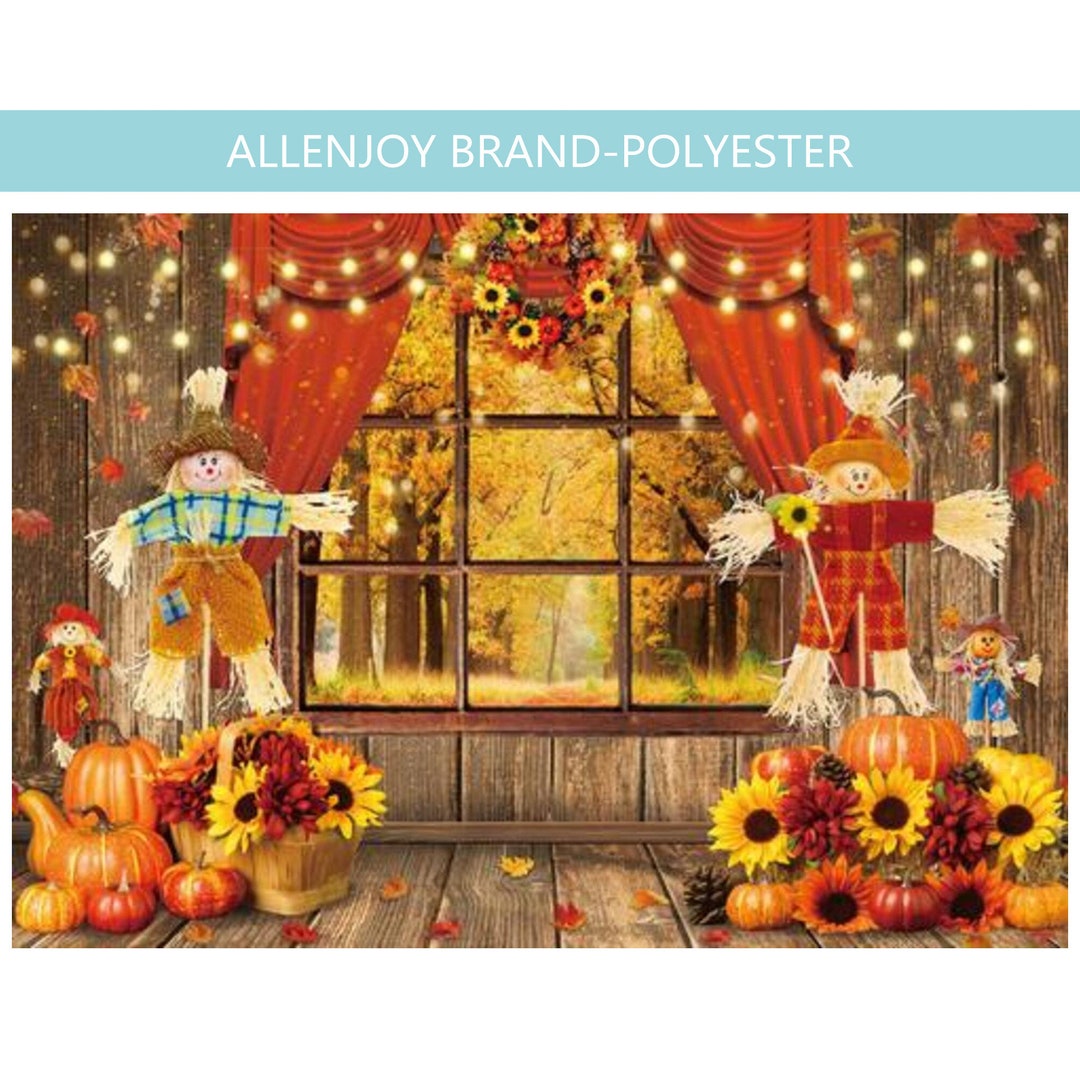 Fall Photography Backdrop,farm Harvest Autumn Maple Forest Leaves ...