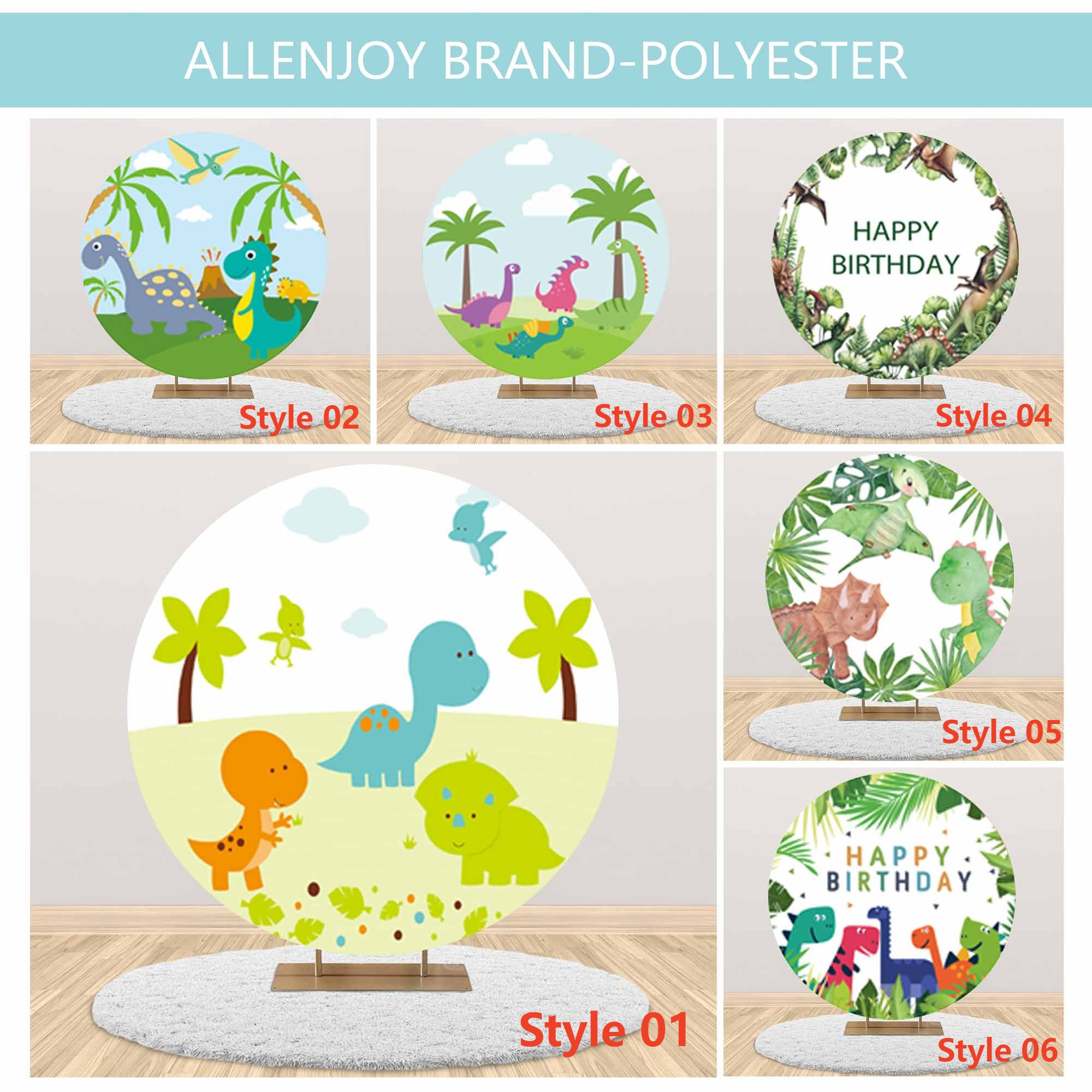 Round Backdrop Covers,dinosaur World Theme Backdrop,dinosaur Park ...