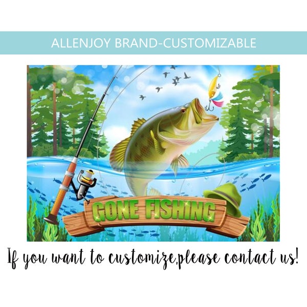 Gone Fishing Banner - Etsy