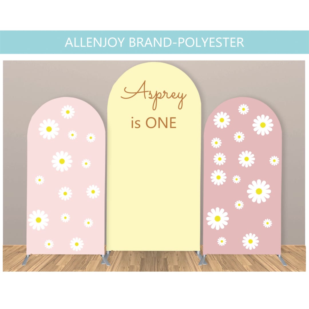 Daisy Arch Backdrop,two Groovy Daisy Flower Chiara Arch Backdrop, Boho ...