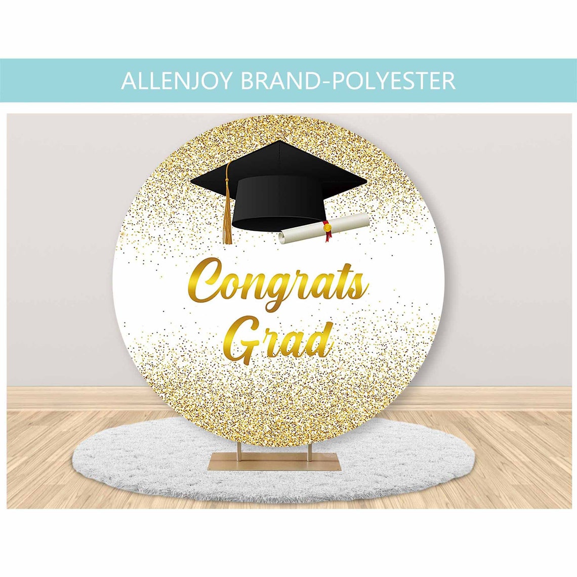 Round Graduation Backdrop Coverclass of 2022 Circle | Etsy