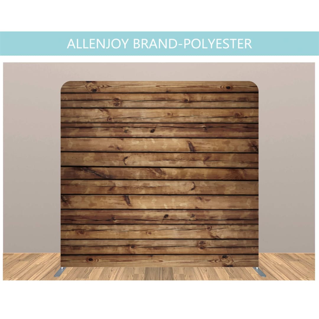 Wood Arch Backdrop, Rectangular Backdrop, Personalized Arched Fabric ...