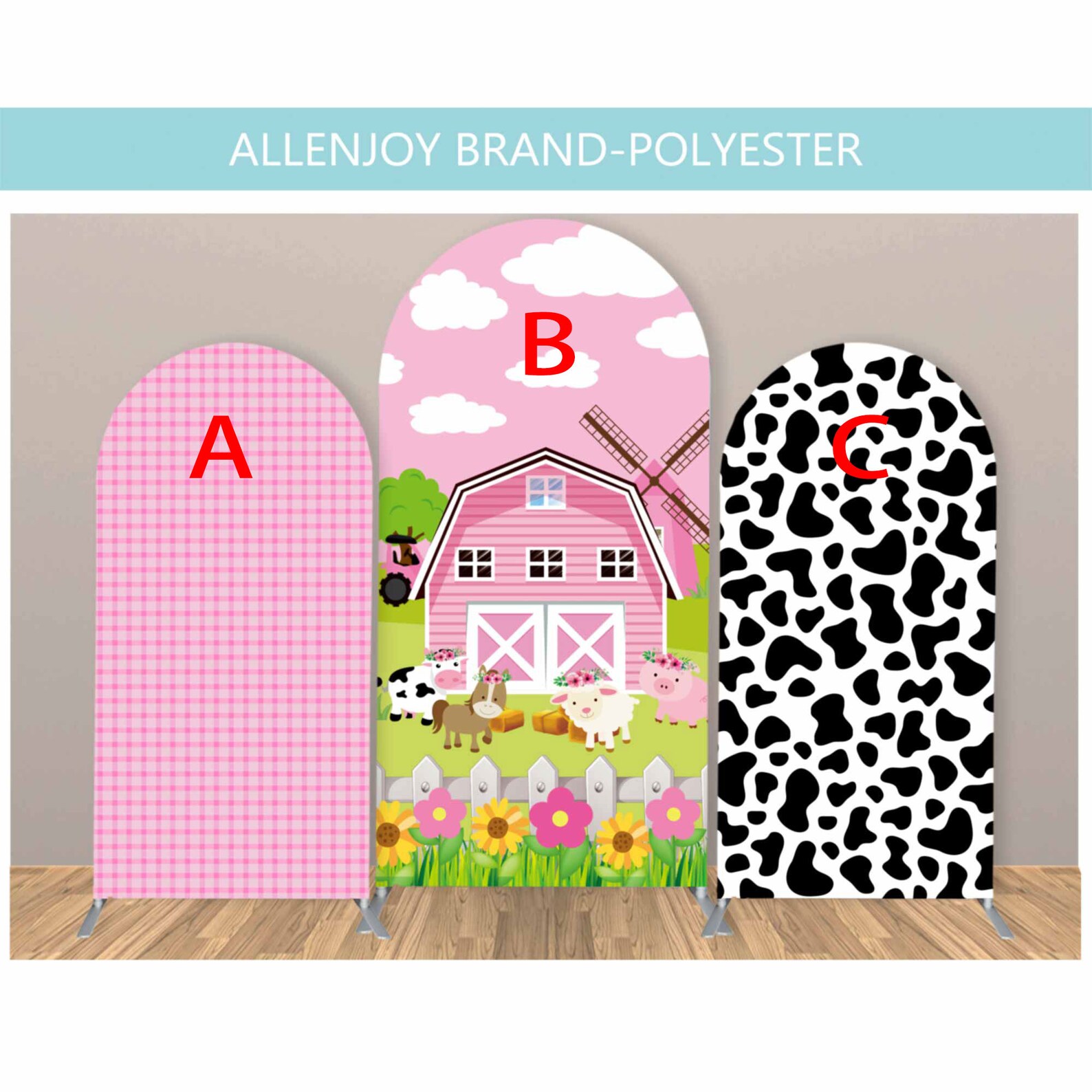 Farm Arch Backdroppink Cow Farmhouse Chiara Arch - Etsy