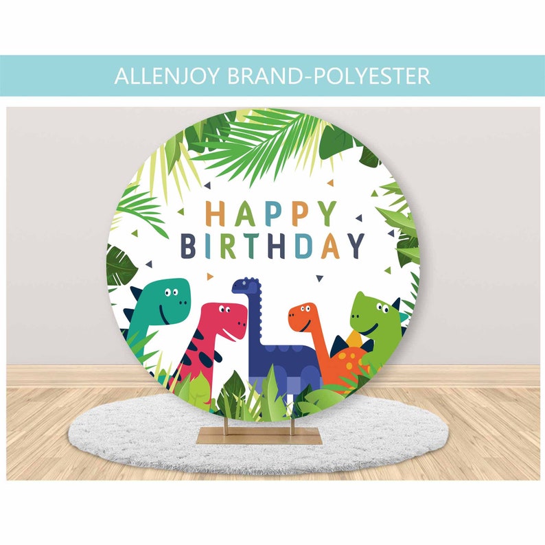 Round Backdrop Covers,dinosaur World Theme Backdrop,dinosaur Park ...