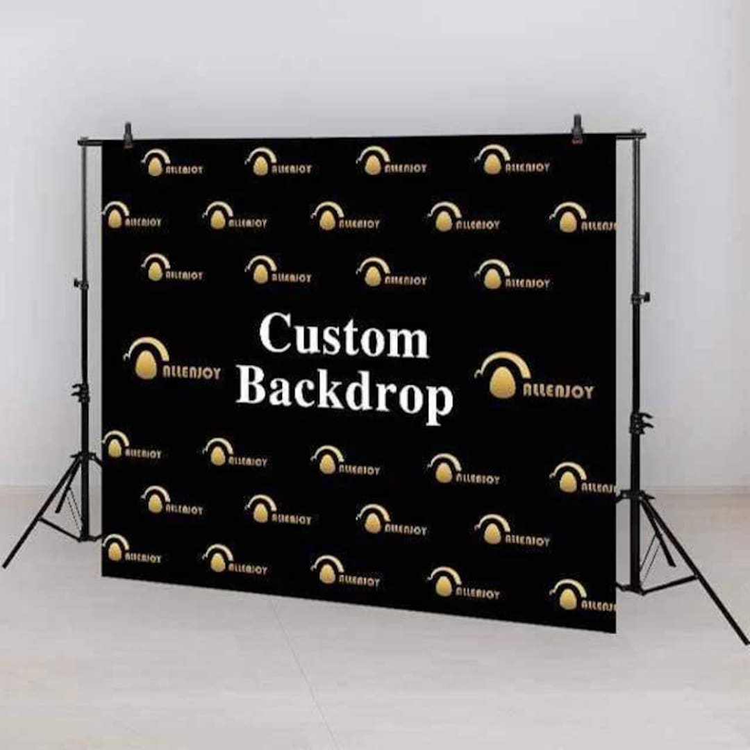 LOGO Wall Custom Party Backdrop Wrinkle-resistant Fabric Photography ...