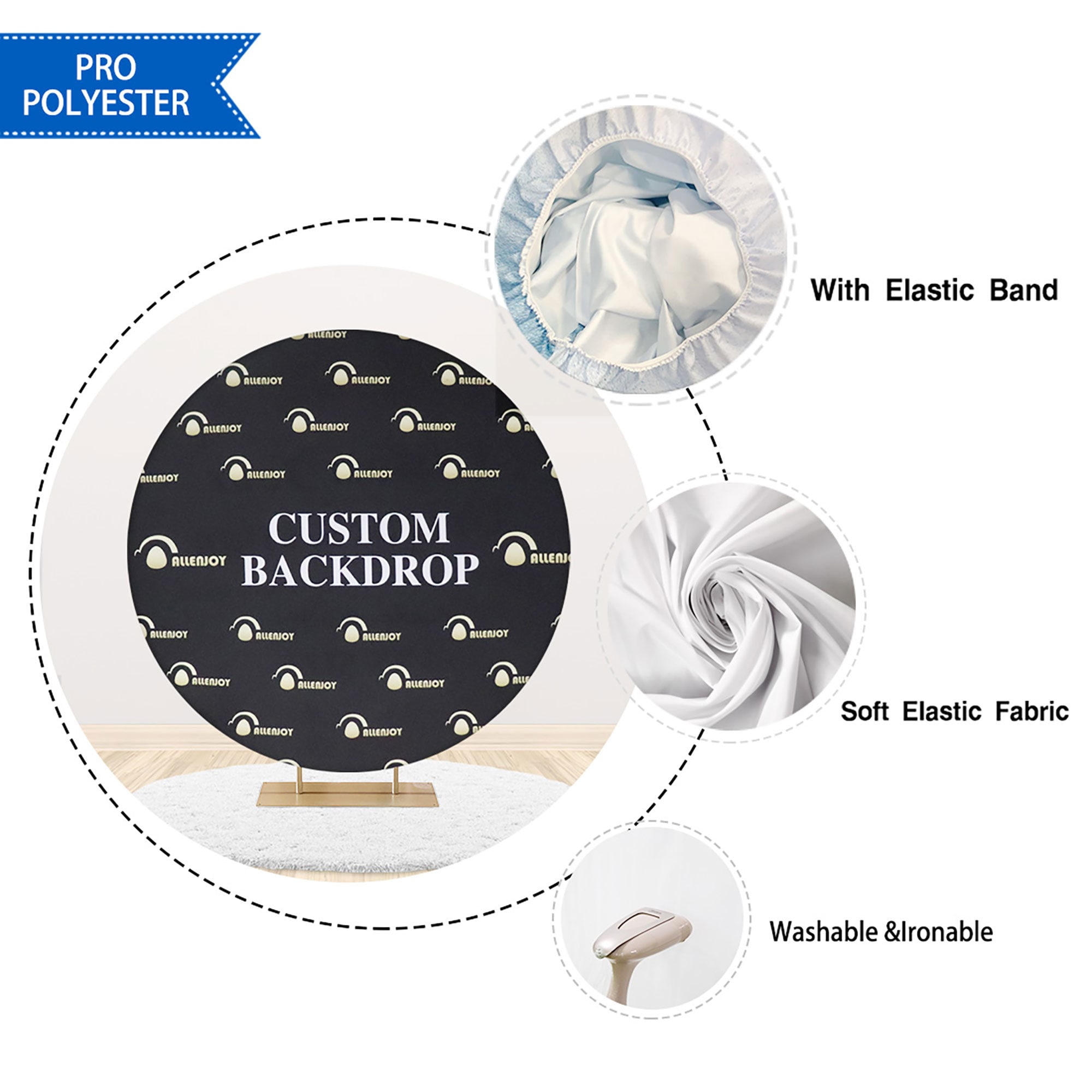 Round Graduation Backdrop Coverclass of 2022 Circle - Etsy