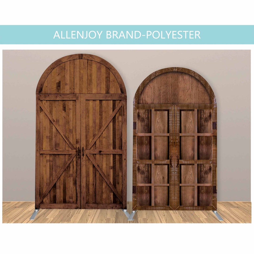 Wood Arch Backdrop,western Barn Cowboys Chiara Arch Backdrop,wedding ...