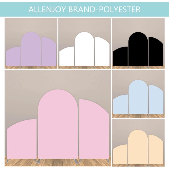 Arch Backdrop Coversolid Color Polyester Arch Coversarched - Etsy