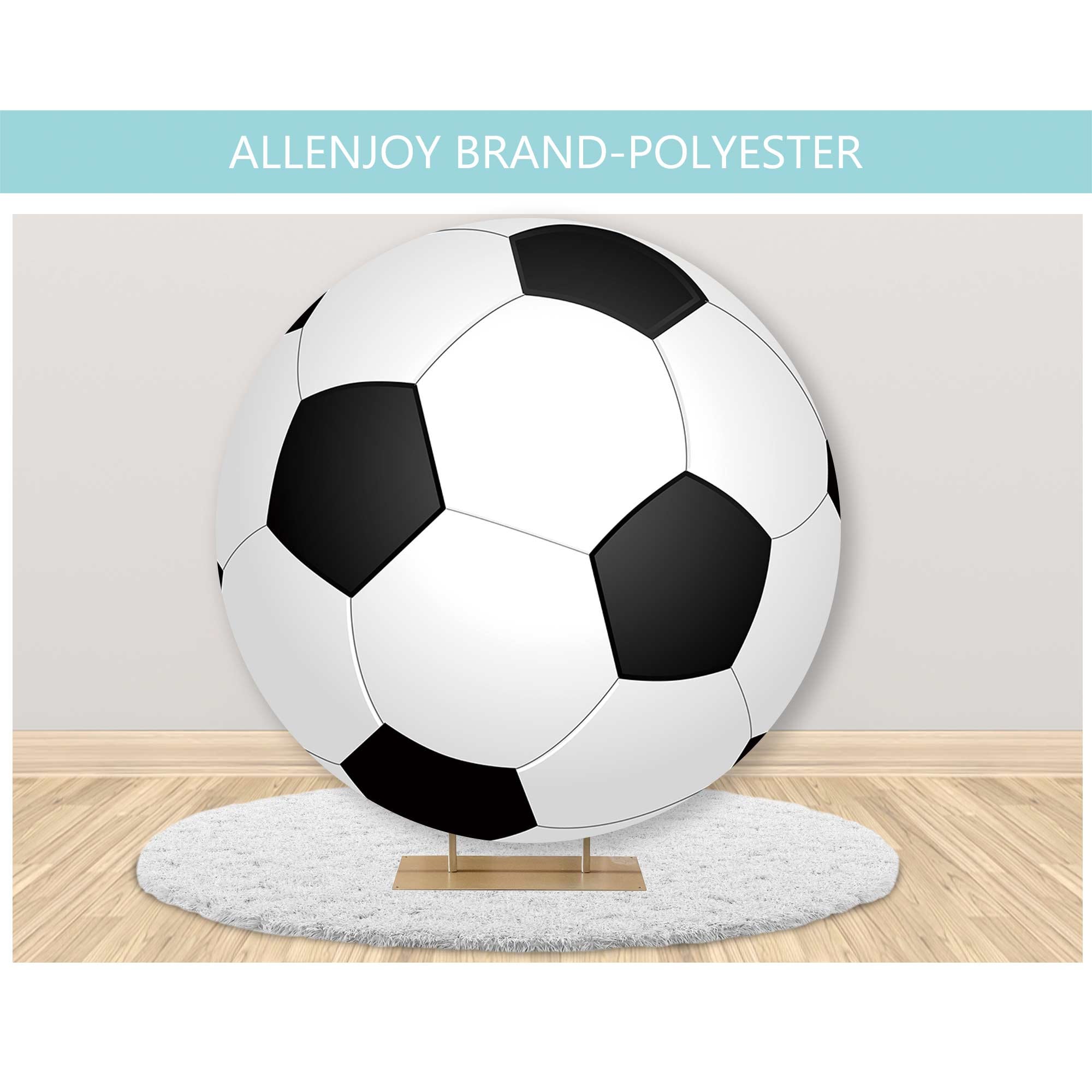 Soccer Football Round Backdrop,boy Birthday Sport Party Decoration,baby ...