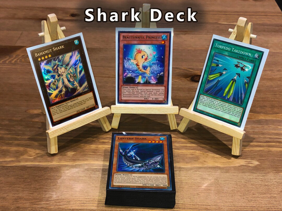 Yugioh Shark Deck 40 Cards + Extra Deck Player Made! - Etsy