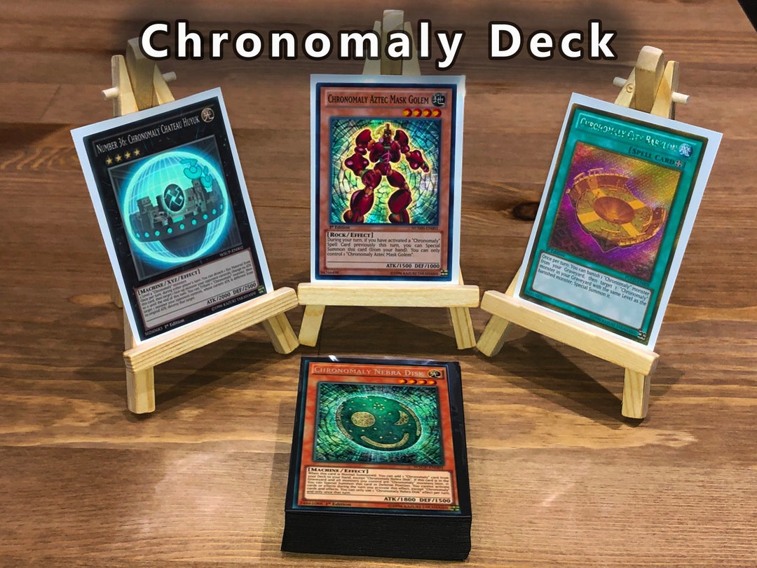 Yugioh Chronomaly Deck 40 Cards Extra Deck Player Made - Etsy