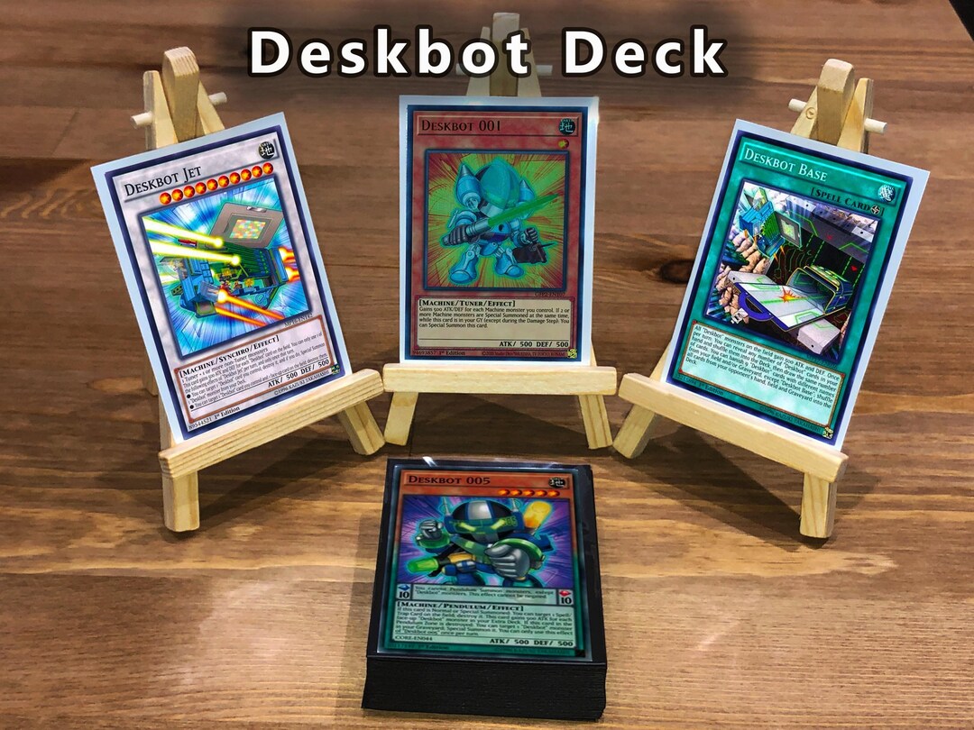 Yugioh Deskbot Deck 40 Cards + Extra Deck Player Made! - Etsy