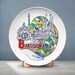Barcelona Souvenir, Ceramic Wall Plate Spain Gift, Decorative Plates ...