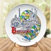 Barcelona Souvenir, Ceramic Wall Plate Spain Gift, Decorative Plates ...