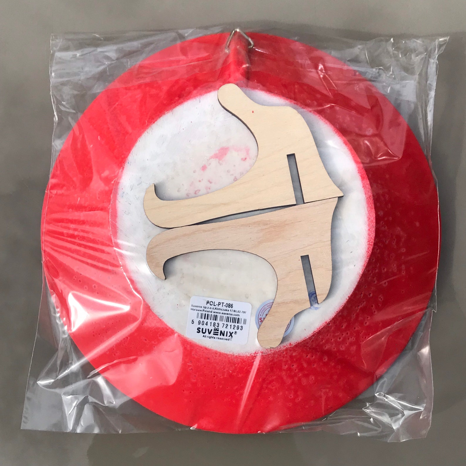 Poland Plate. Hand Painted Hanging 3D Polyceramic Decorative - Etsy