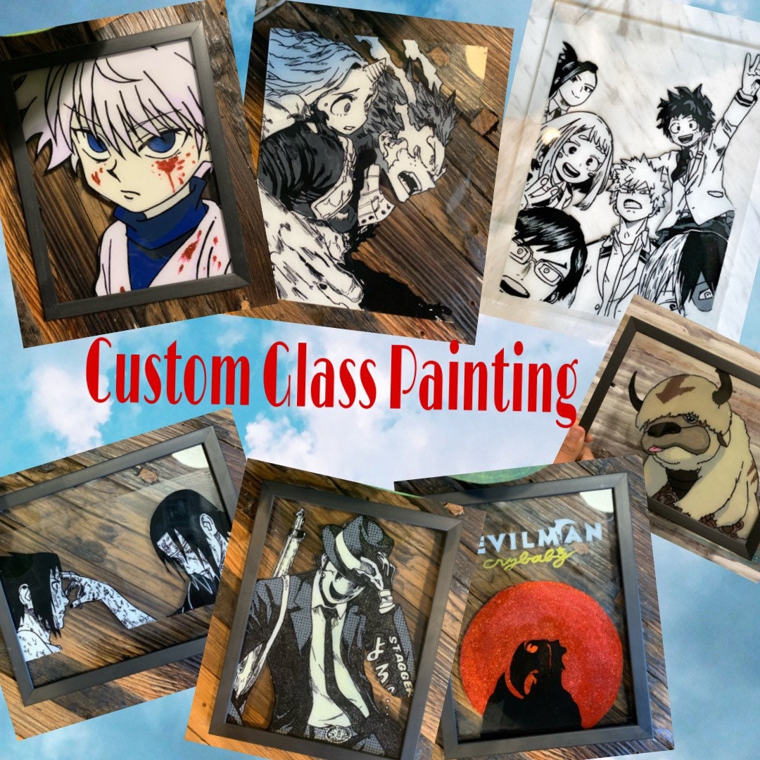 5x8 Custom Anime Glass - Etsy