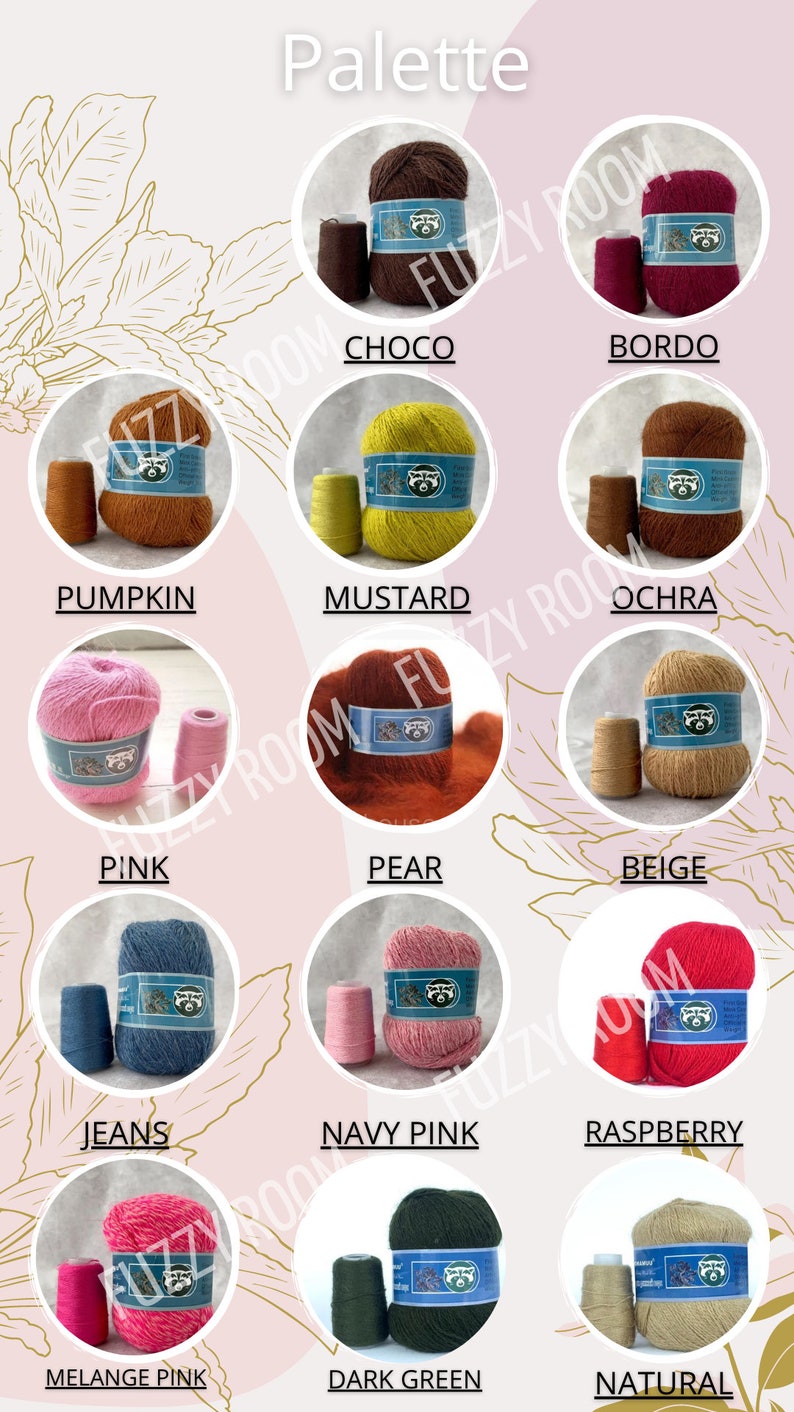 Fluffy Winter Bonnet, Mustard Handmade Bonnet, Yellow Bonnet, Hand ...