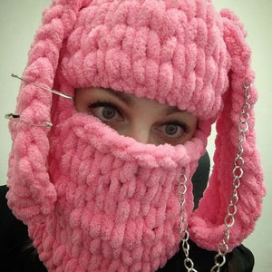 112 Colors!! Winter Hat Balaclava With Ears Bunny Ski Mask, Funny ...