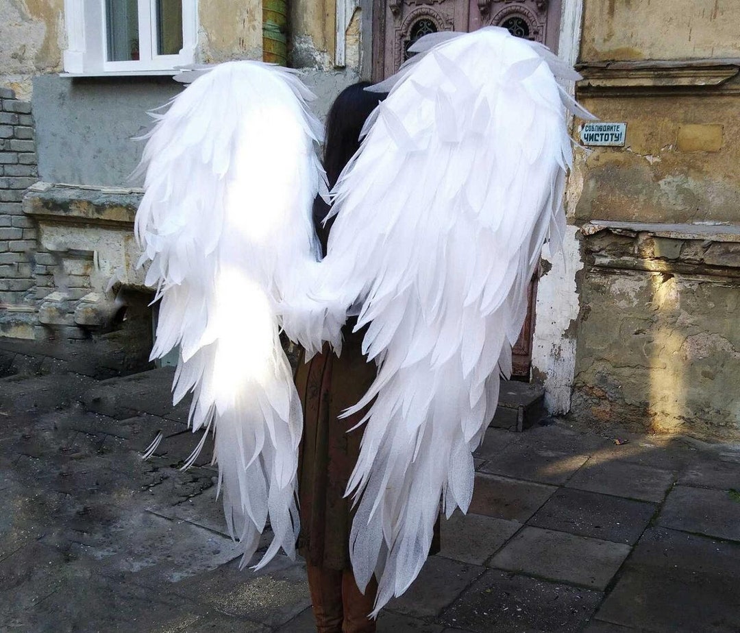 Large White Angel Wings, Cute Wings, Big Angel Wings Valentines Day ...