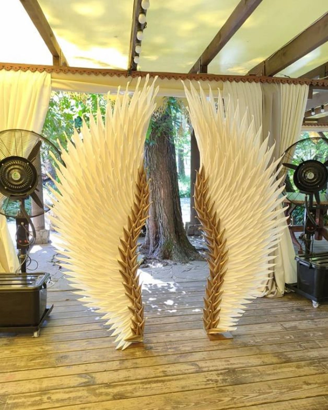 Angel Wings Costume Big White Wings Festival Photo Shoot Cupid Etsy