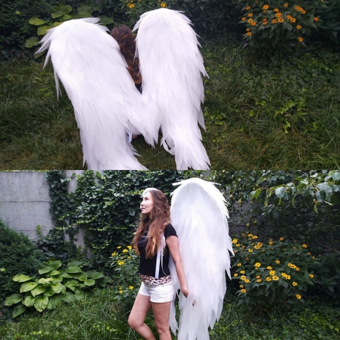 Large White Angel Wings Cute Wings Big Angel Wings - Etsy