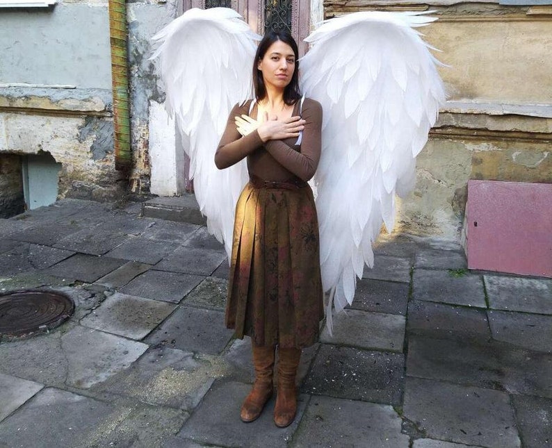 Large White Angel Wings Cute Wings Big Angel Wings - Etsy