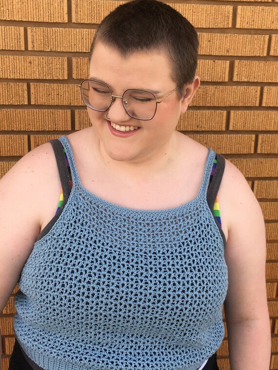 Lacy Lattice Crochet Tank - Etsy