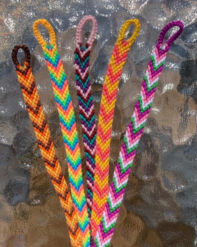Chevron Friendship Bracelets - Etsy