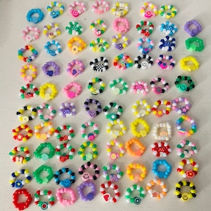 Beaded/kandi Rings - Etsy