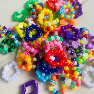 Beaded/kandi Rings - Etsy