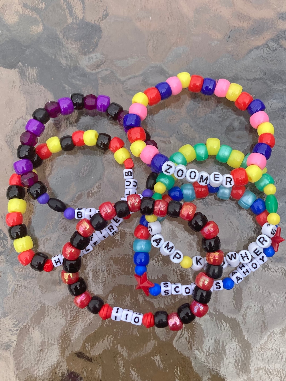 Stranger Things Beaded/kandi Bracelets - Etsy