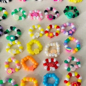 Beaded/kandi Rings - Etsy