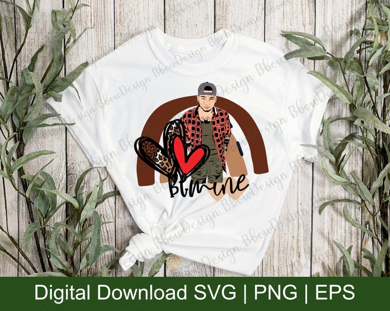Kane Brown SVG PNG Kane Brown Cartoon Drawing SVG png | Etsy