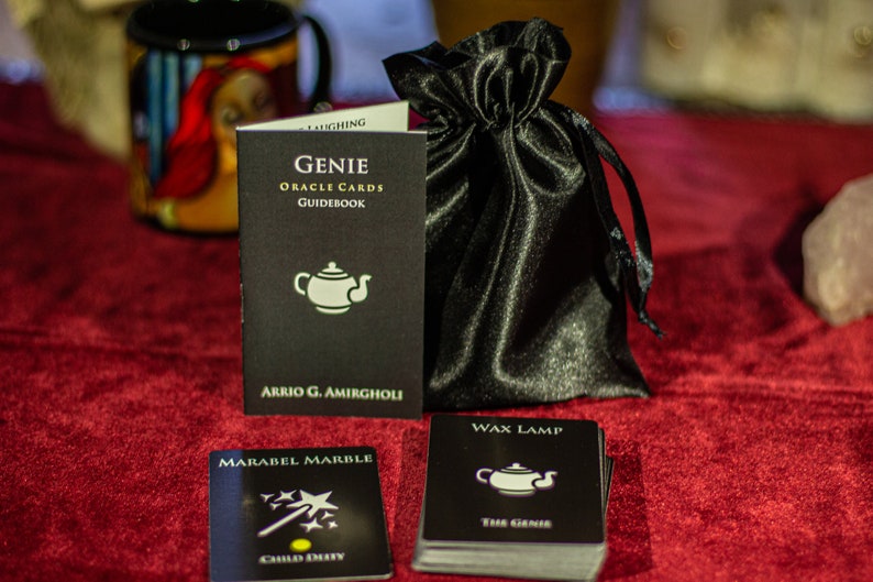 Genie Oracle Deck (poker Size) and Book Set - Etsy