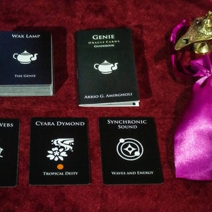 Genie Oracle Deck (poker Size) and Book Set - Etsy