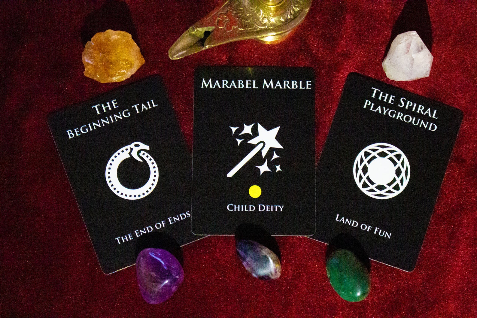 Genie Oracle Deck (poker Size) and Book Set - Etsy