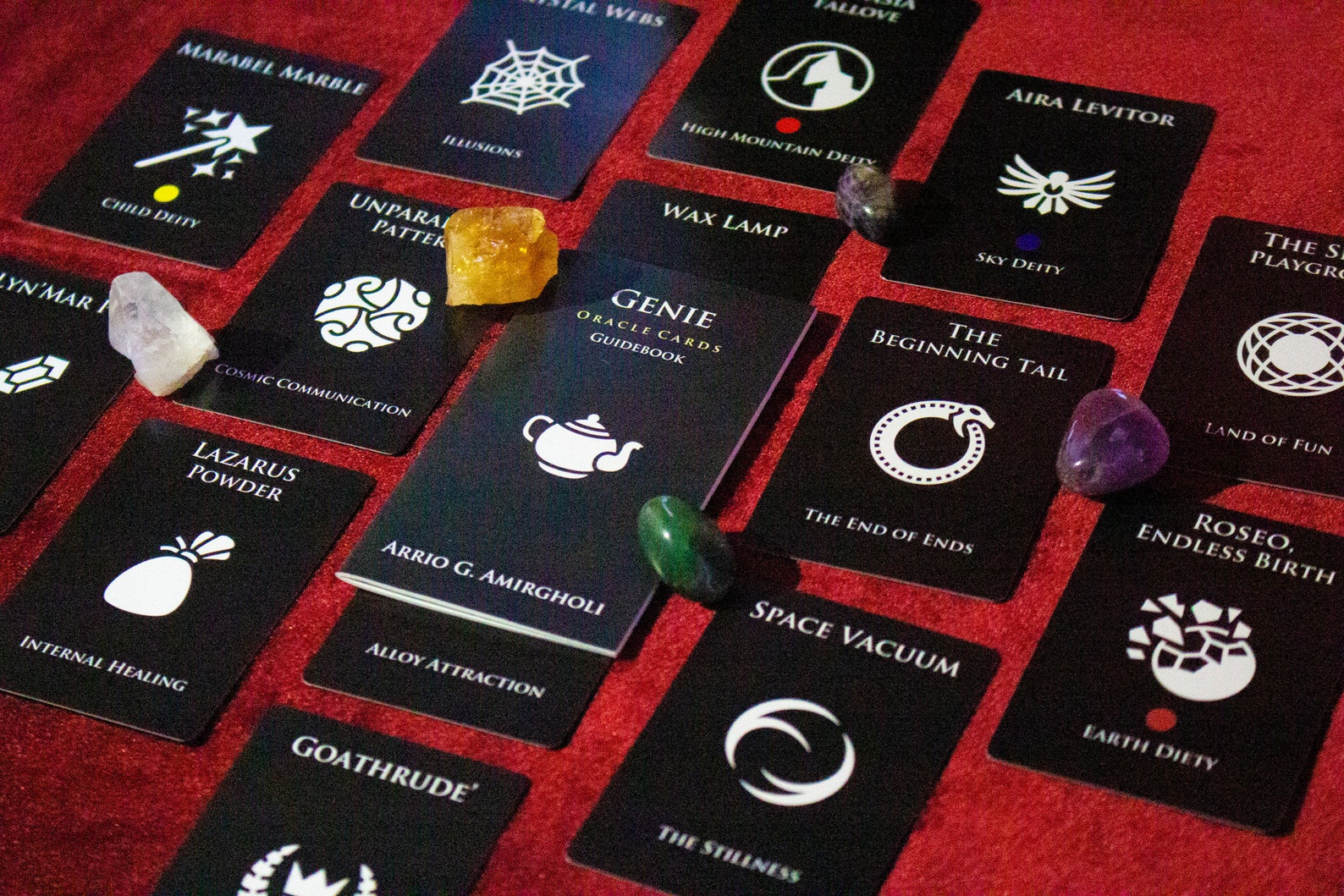 Genie Oracle Deck (poker Size) and Book Set - Etsy
