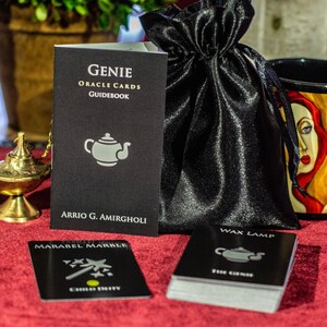 Genie Oracle Deck (poker Size) and Book Set - Etsy